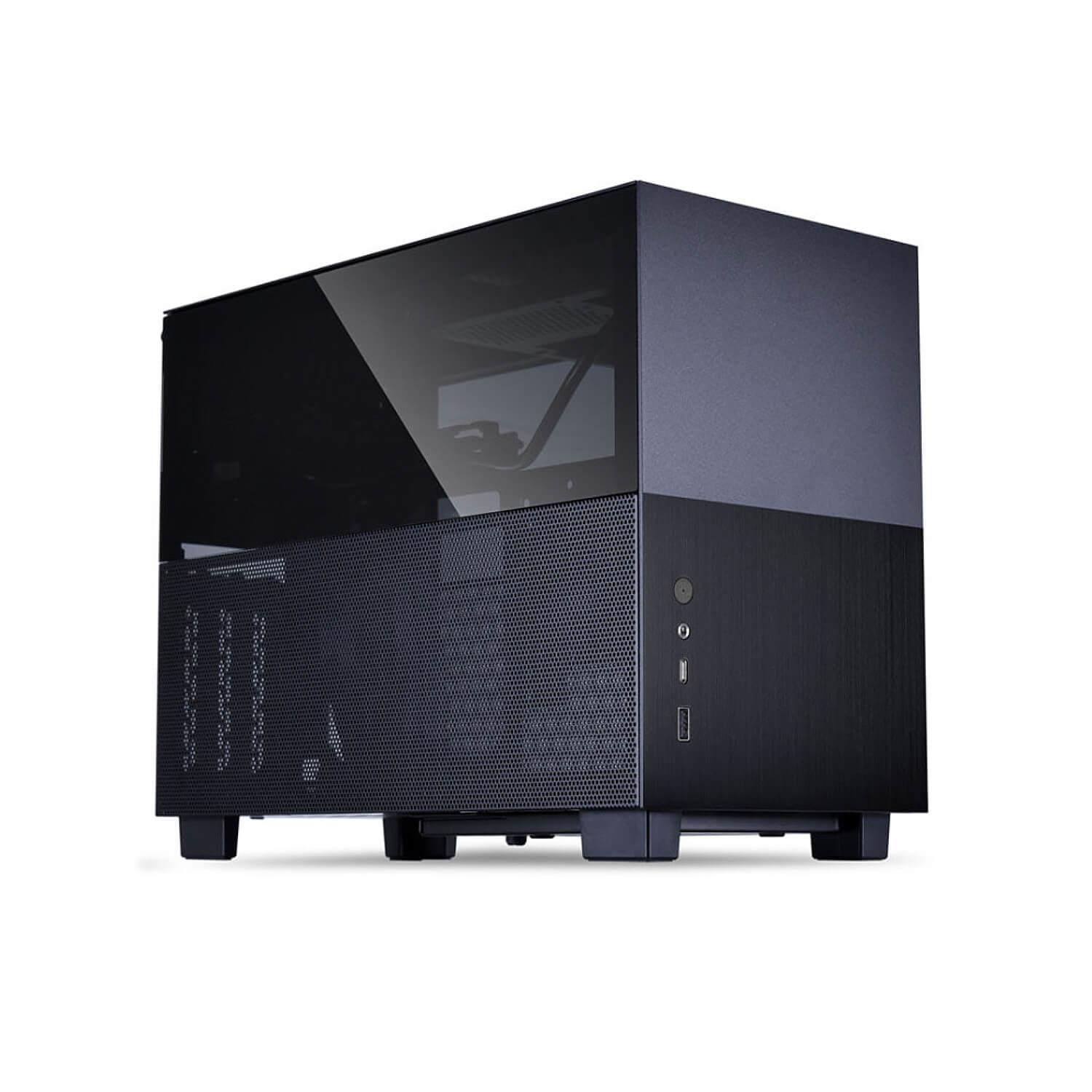 LIAN-LI Mini-ITX Case Q58 Black PCI-E X4